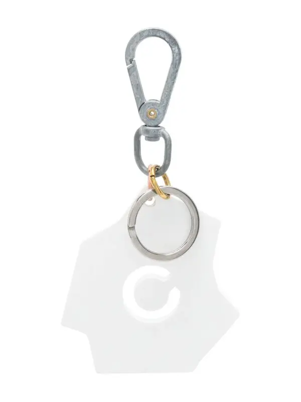 OBJECTS IV LIFE Logo Keyring - White