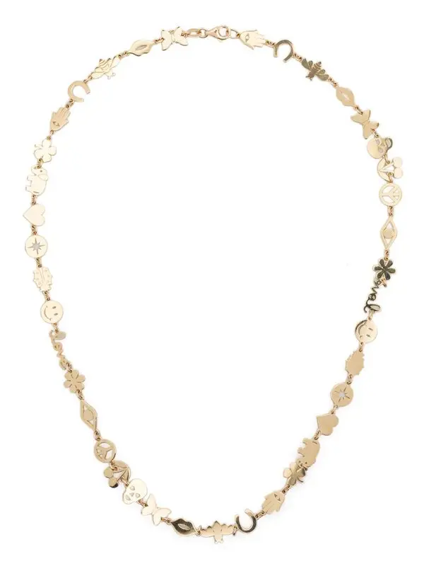 SYDNEY EVAN 14k Yellow Multi-icon Necklace - Gold
