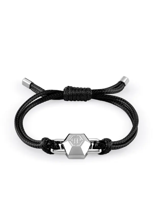 Philipp Plein Edge Friendship Bracelet - Silver