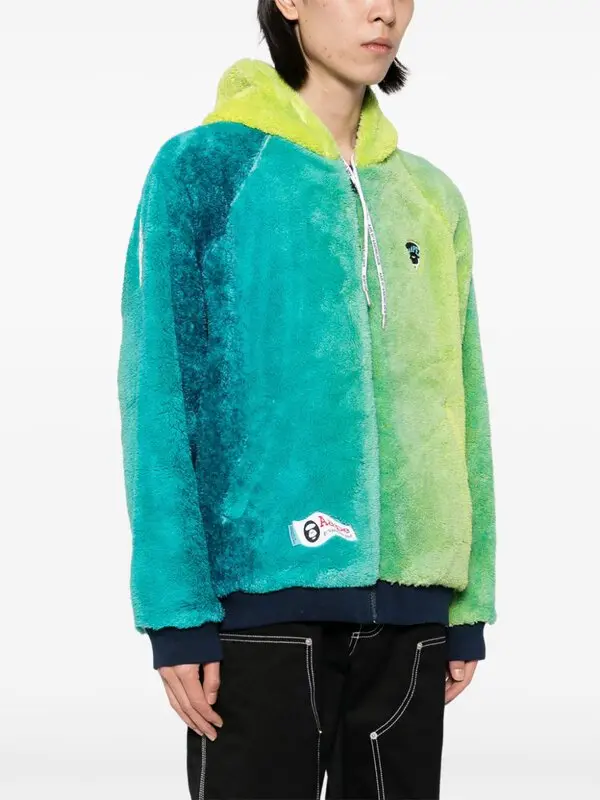 AAPE BY *A BATHING APE Ombré-effect Fleece Hoodie
