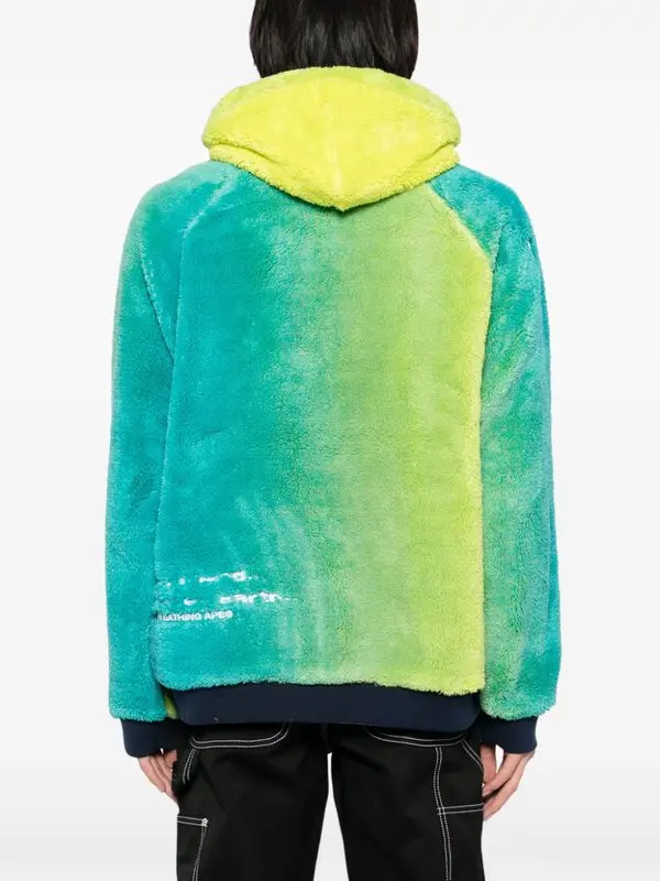 AAPE BY *A BATHING APE Ombré-effect Fleece Hoodie