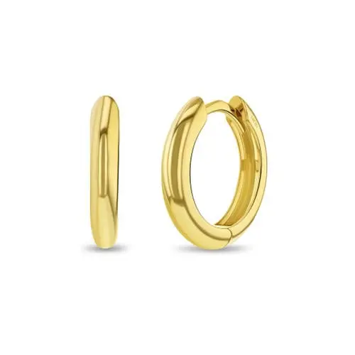 IN SEASON JEWELRY 14k Yellow Polished Hoop Earrings - Gold