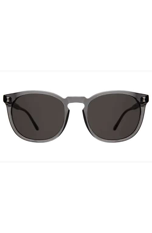 Illesteva Eldridge 56 Sunglasses - Mercury Grey Flat