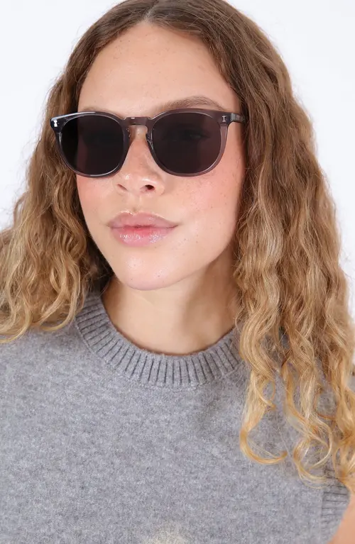 Illesteva Eldridge 56 Sunglasses - Mercury Grey Flat