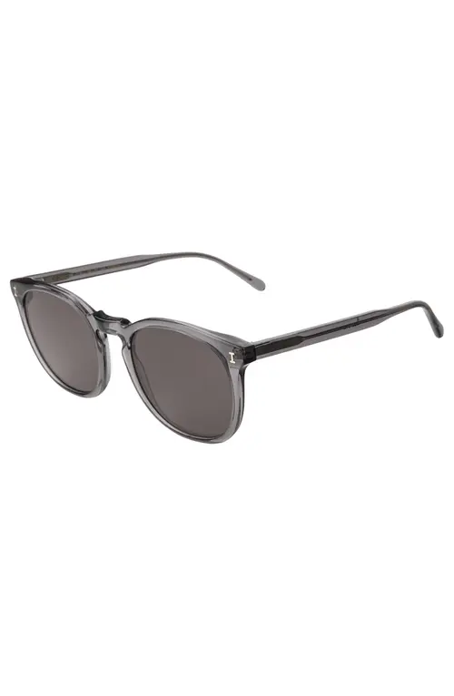 Illesteva Eldridge 56 Sunglasses - Mercury Grey Flat