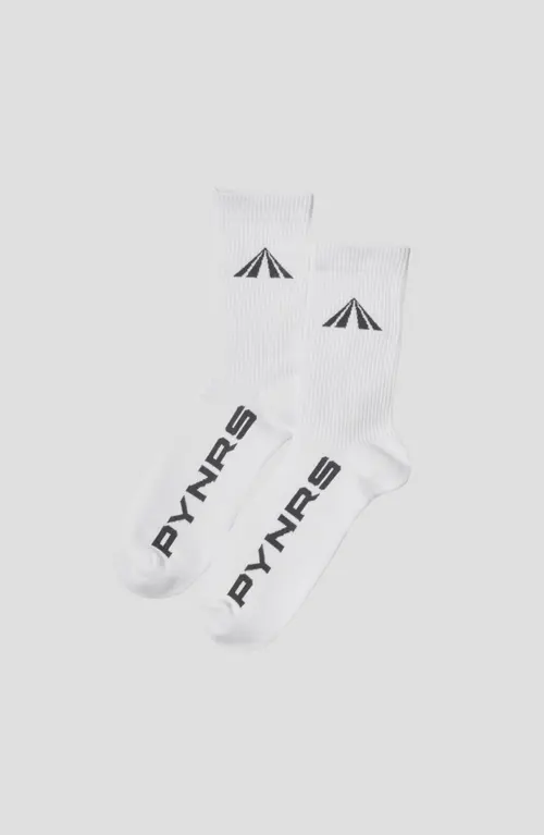PYNRS PERFORMANCE STREETWEAR Road Logo Crew Socks