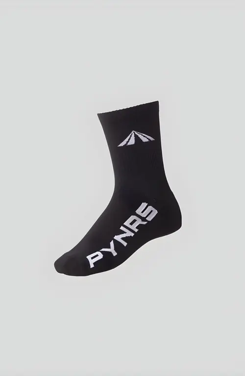 PYNRS PERFORMANCE STREETWEAR Road Logo Crew Socks