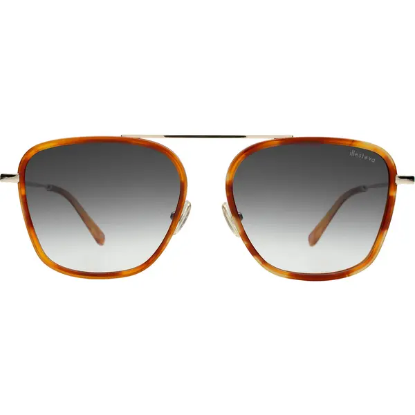 Illesteva Samos Ace Sunglasses - Saffron Havana / Gold