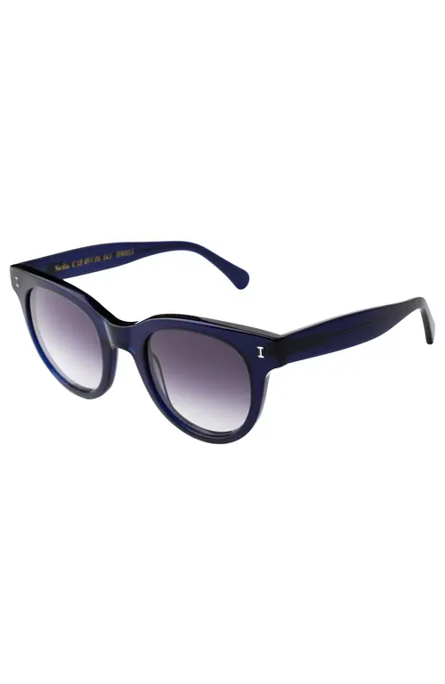 Illesteva Sicilia Sunglasses - Navy / Grey