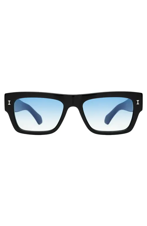 Illesteva Belluna Cat Eye Sunglasses - Black/blue