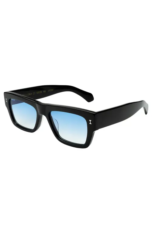 Illesteva Belluna Cat Eye Sunglasses - Black/blue