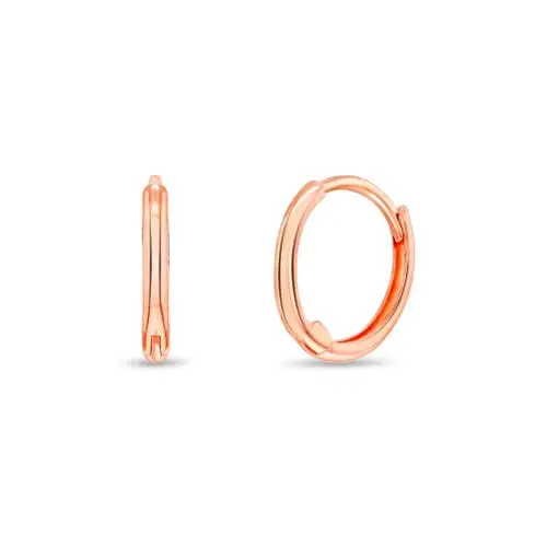 IN SEASON JEWELRY 14k Hoop Earrings - Rose Gold