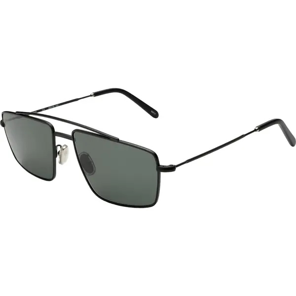 Illesteva Jane Sunglasses - Matte Black / Olive