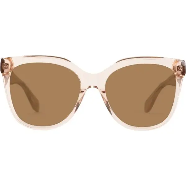 MOHALA EYEWEAR Pikake Polarized Cat Eye Sunglasses - Guava Mimosa / Gold Mirror