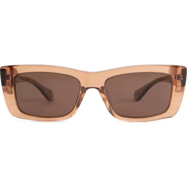 MOHALA EYEWEAR Kea Polarized Square Sunglasses - Spiced Tea