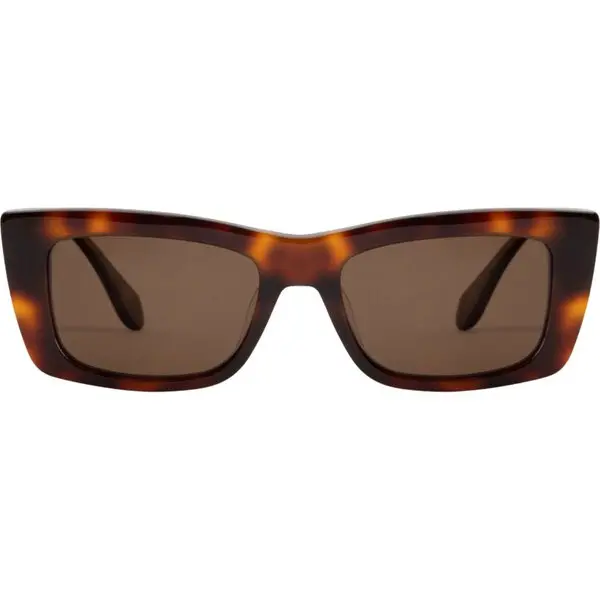 MOHALA EYEWEAR Kea Polarized Square Sunglasses - Tiger Eye Tortoise/tan