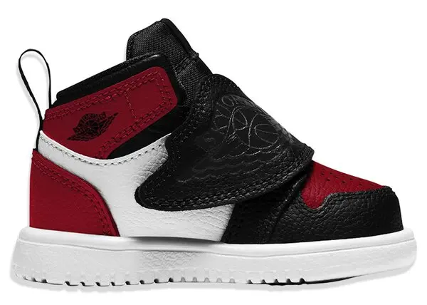 JORDAN Sky 1 Bred Toe Sneakers - Black/varsity Red/white
