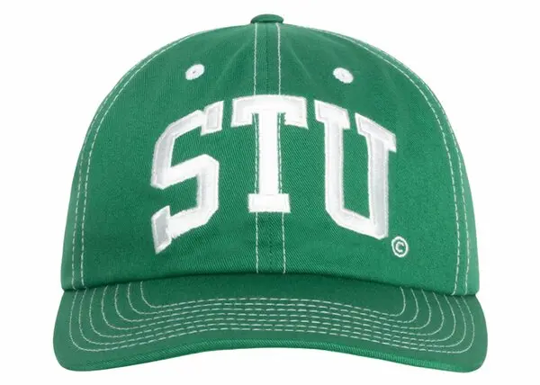 StÜssy Middepth Stu Arch Strapback - Green