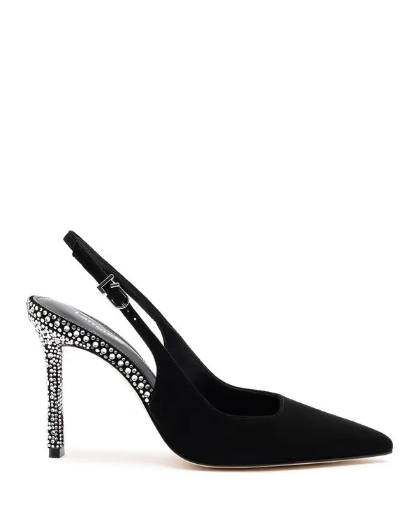 Larroude Kaitlin Crystal Pumps