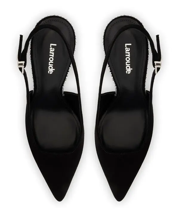 Larroude Kaitlin Crystal Pumps