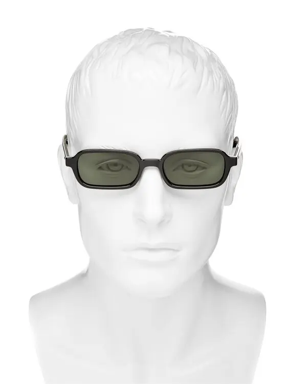 Le Specs Pilferer Rectangle Sunglasses, 53mm - Black