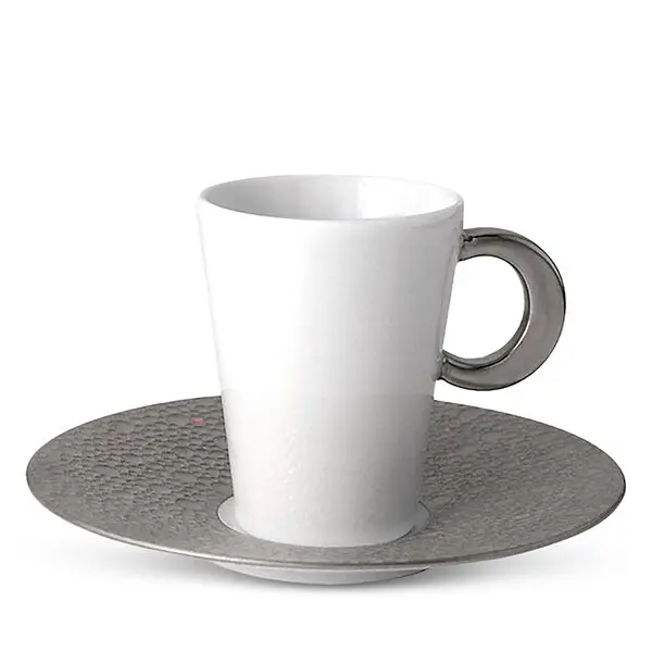 Bernardaud Ecume Platinum Cup - No Color