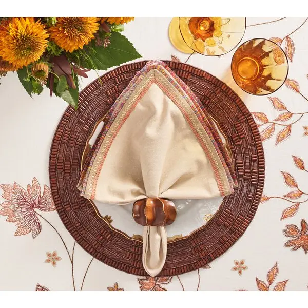 KIM SEYBERT Wood Matrix Placemat, Set Of 2