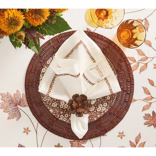 KIM SEYBERT Wood Matrix Placemat, Set Of 2