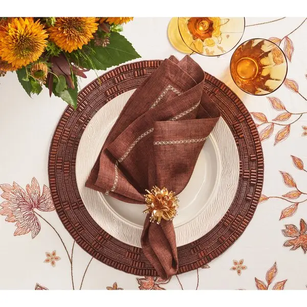 KIM SEYBERT Wood Matrix Placemat, Set Of 2
