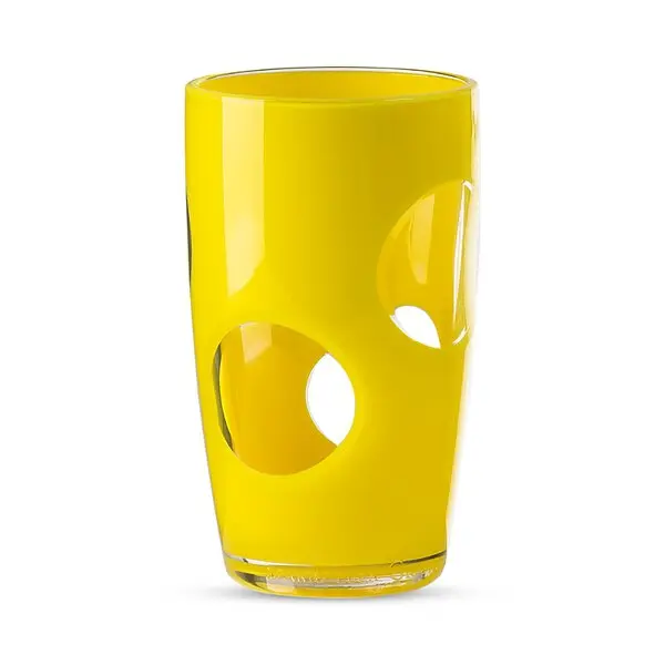 MARIO LUCA GIUSTI Fisheye Highball Glass - Yellow