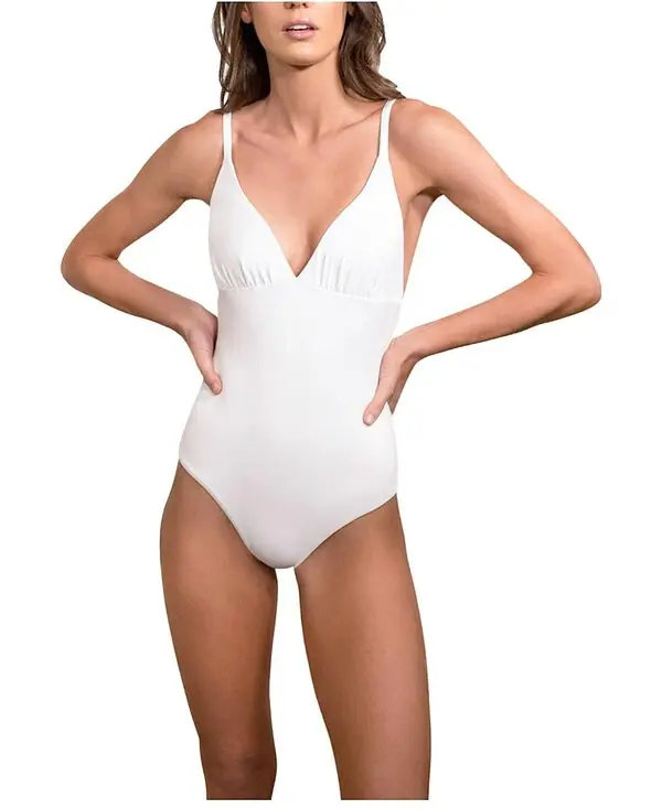 TABACARU Catherine One Piece Swimsuit - White
