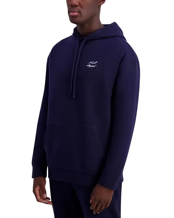 Karl Lagerfeld Paris Slim Fit Logo Hoodie