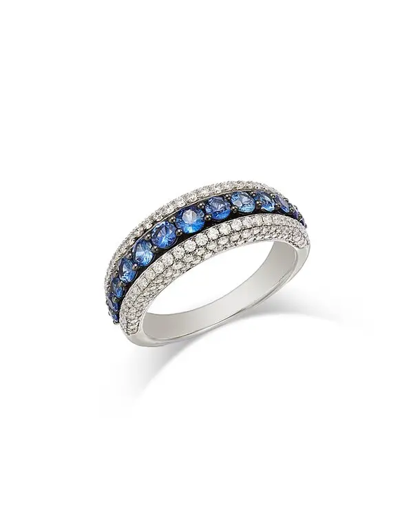 Bloomingdale'S Sapphire And Diamond Ring - Blue/white