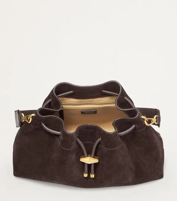 JIMMY CHOO Cinch Shoulder Bag - Brown