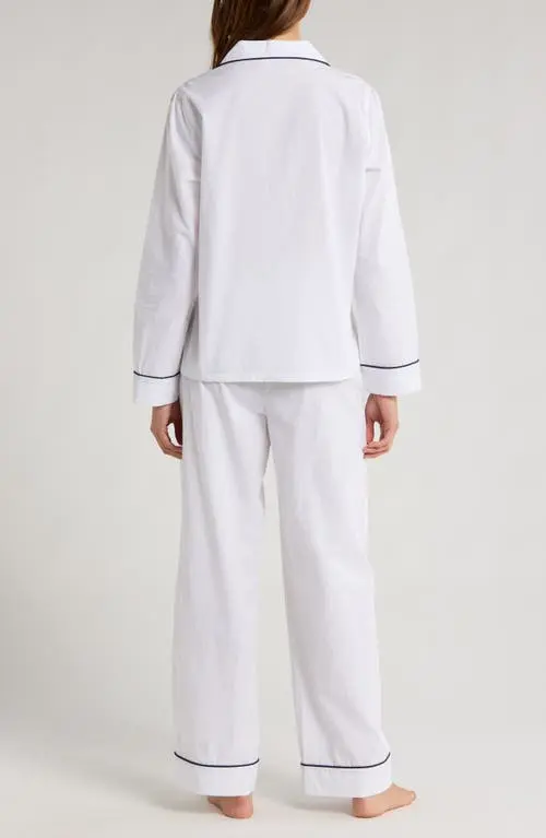 Nordstrom Classic Cotton Pajamas - White