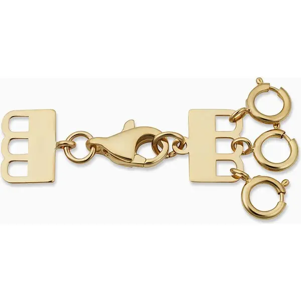 ORADINA 10k Gold Layer Me Clasp - Yellow Gold