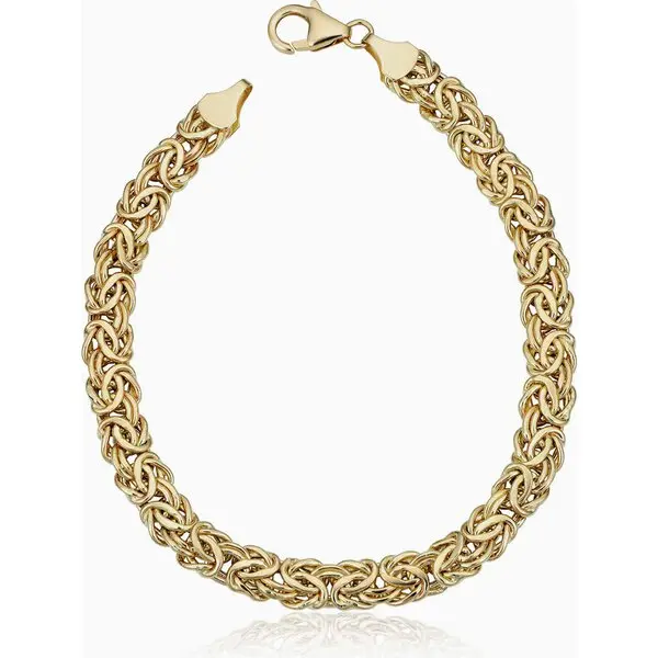 ORADINA 10k Gold Byzantine Bracelet - Yellow Gold