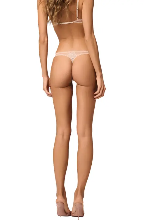 Kiki De Montparnasse Dahlia Lace Panty - Blush
