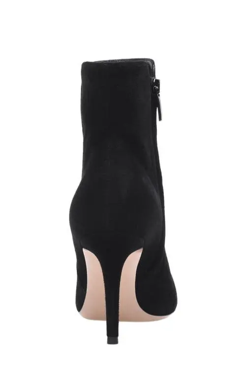 GIANVITO ROSSI Levy 85 Booties - Black Suede