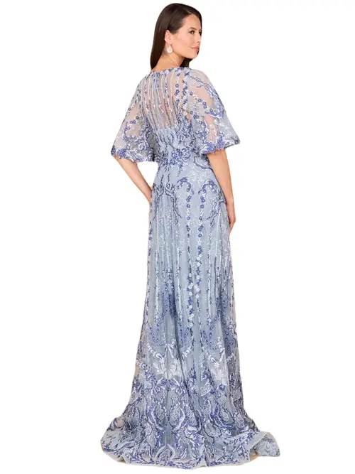 LARA NEW YORK A-line Embellished Gown