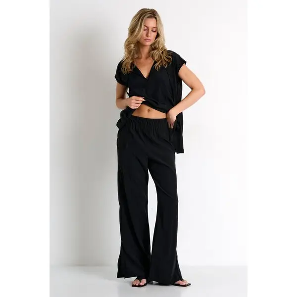 Shan Straight-leg Silk Pants