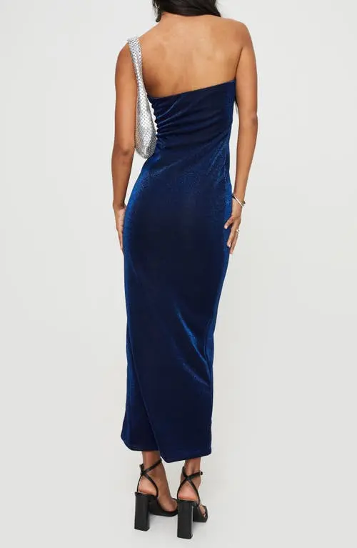 Princess Polly Samper Metallic Sparkle Strapless Maxi Dress In Navy - 50%  Off | Editorialist