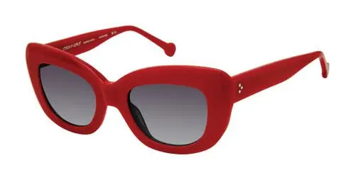 COLORS IN OPTICS Sienna Sunglasses - Red Laquer