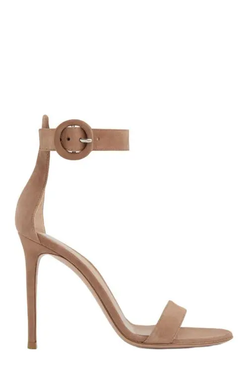 GIANVITO ROSSI Portofino 105 Sandals - Praline