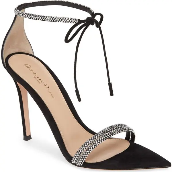 GIANVITO ROSSI Montecarlo High Heel Sandals - Black