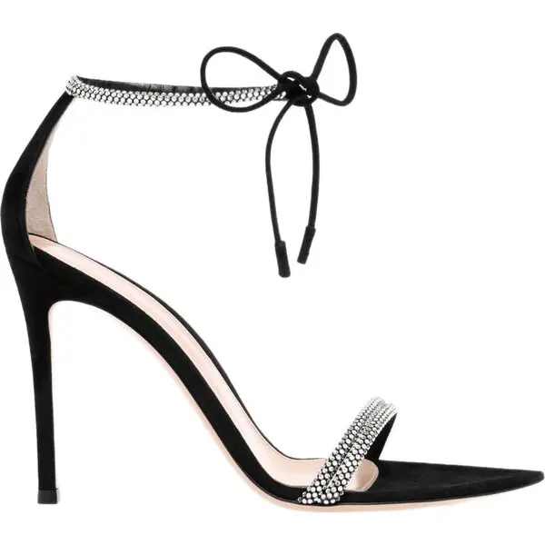 GIANVITO ROSSI Montecarlo High Heel Sandals - Black