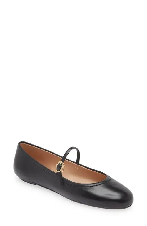 GIANVITO ROSSI Carla Ballerina - Black
