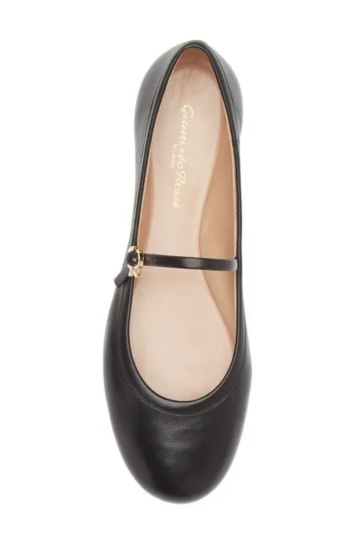 GIANVITO ROSSI Carla Ballerina - Black