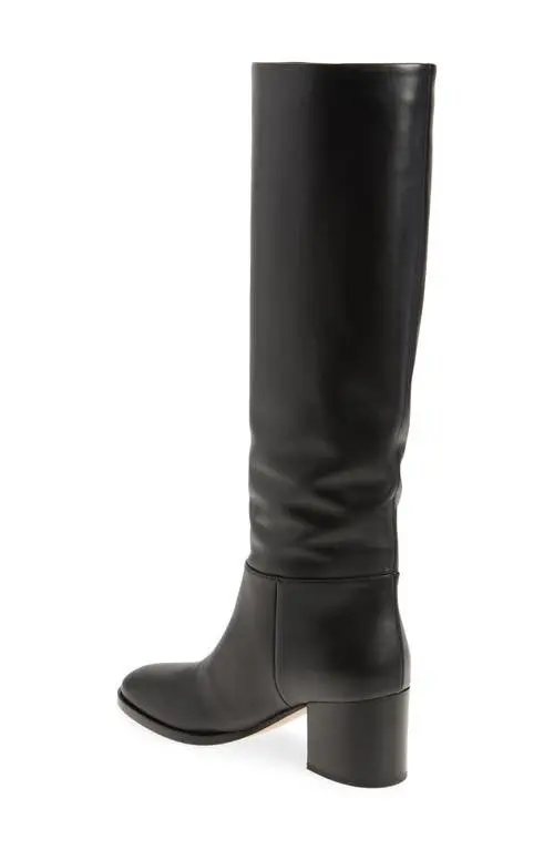 GIANVITO ROSSI Block Heel Tall Boots - Nero