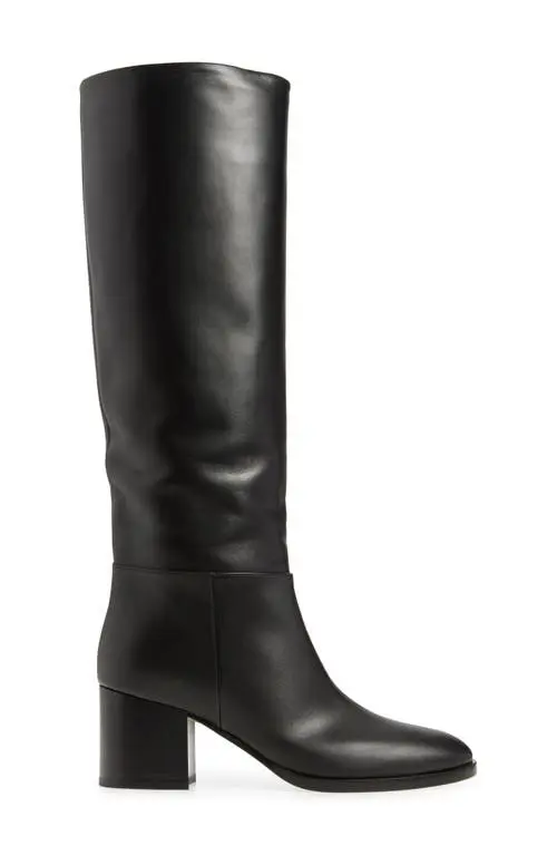 GIANVITO ROSSI Block Heel Tall Boots - Nero